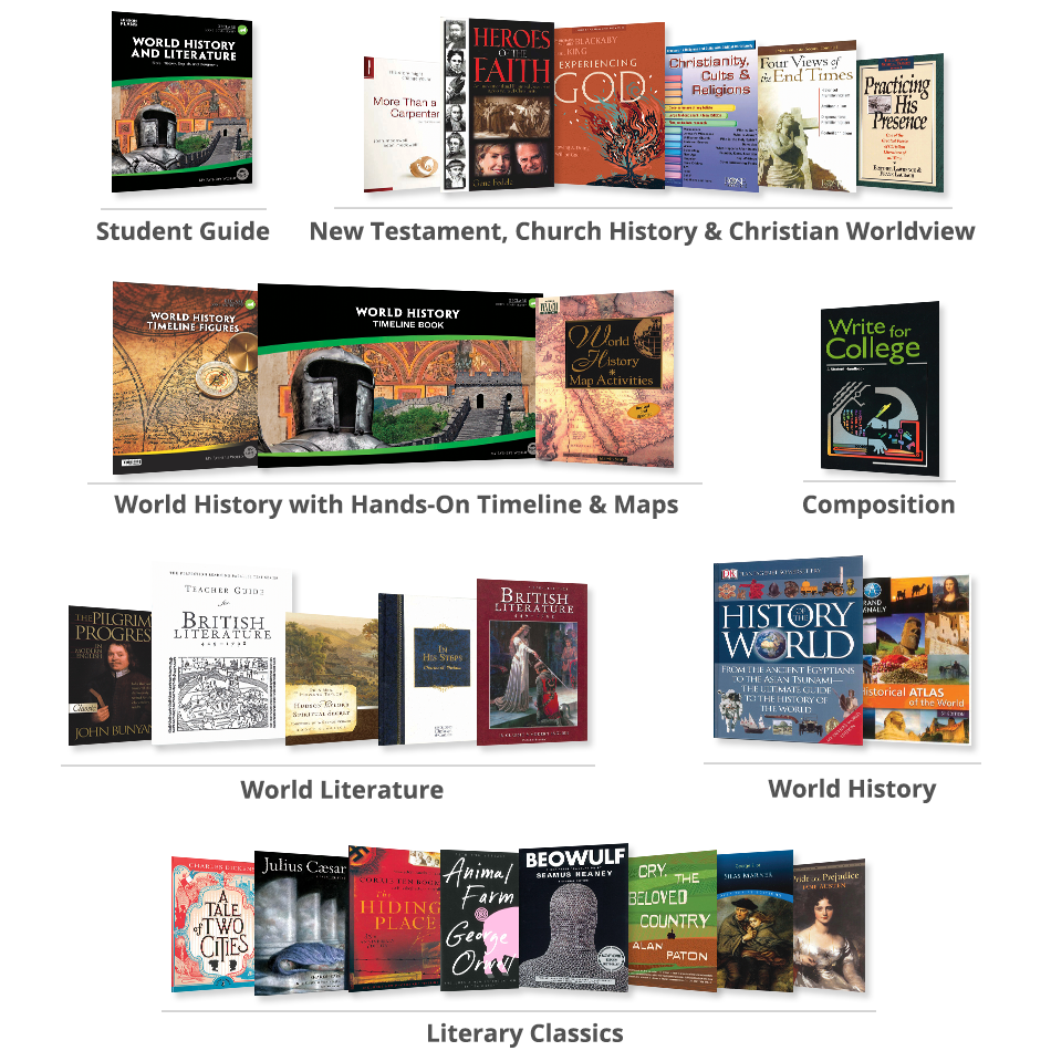 World History and Literature High School Package - 96200